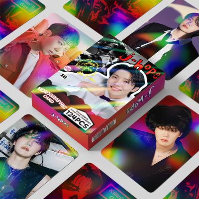124张镭射卡JHOPE明星照片卡礼物