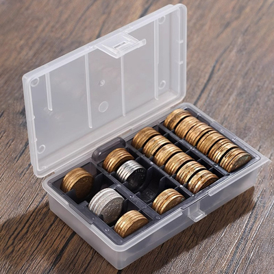 日本进口零钱盒收纳分隔零钱收纳