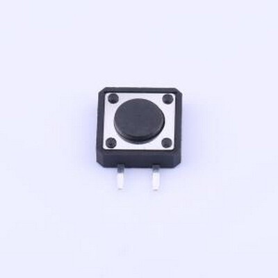 TS1243B2J 轻触开关 12*12*4.3mm 卧插 轻触开关 插件