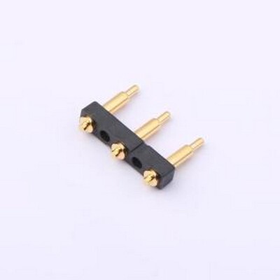 YZ137315093P-03050-01 Pogo Pin弹簧探针连接器 3pin插件弹簧顶
