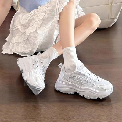 adidas阿迪达斯三叶草小白鞋OZGAIA W女鞋厚底运动鞋老爹鞋IG6047
