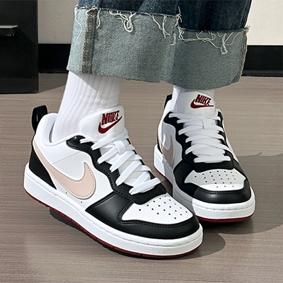 NIKE耐克女鞋休闲鞋春季新款学生鞋运动鞋大童鞋COURT板鞋IF3402