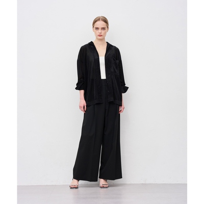 uncrave气质适宜温柔气质可机洗TR斜纹宽松裤女ONWARD