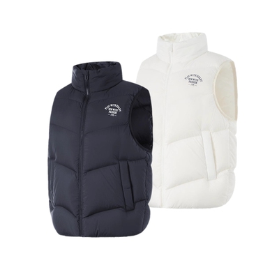 李宁马甲2024冬新款运动生活系列女子宽松90%鸭绒羽绒马甲AMRU004