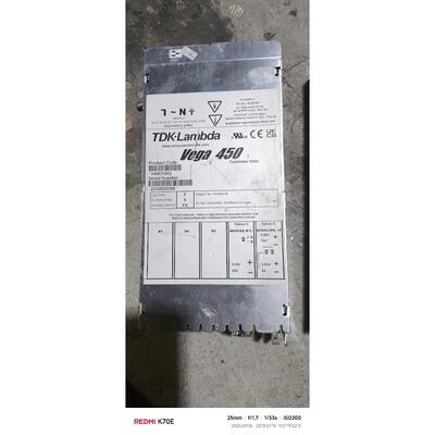 议价TDK-Lambda Vega450 V40CNBQ拆机电源