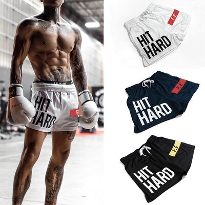 美式拳击训练运动短裤