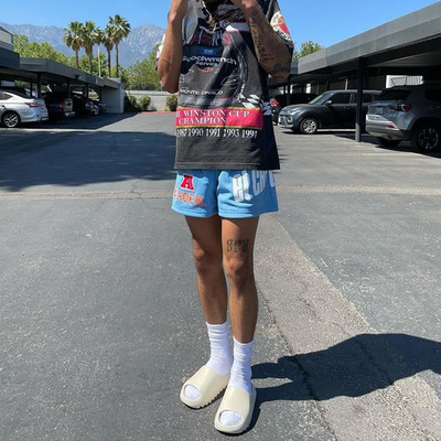 美式篮球短裤跑步健身速干系带