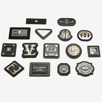 皮标手缝金属合金高档服装鞋靴箱包装饰贴DIY补丁遮盖皮牌商标