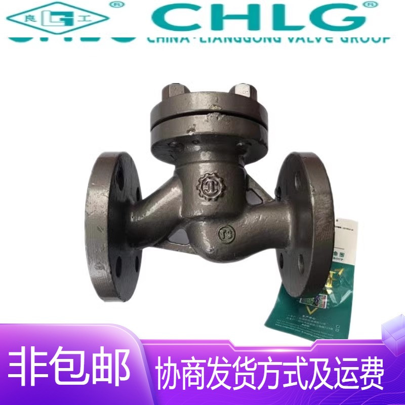 中国良固阀门H41H-16C铸钢法兰升降式高温蒸汽止回阀DN15-DN500_虎窝淘