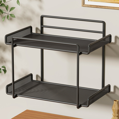 高档路由器放置架免打孔路由器放置架客厅挂墙wifi收纳置物盒子电