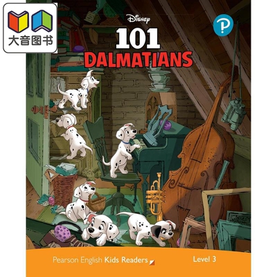 英文原版 级别3 迪士尼儿童读物 101条斑点狗Level 3 Disney Kids Readers 101 Dalmatians Pearson English 大音