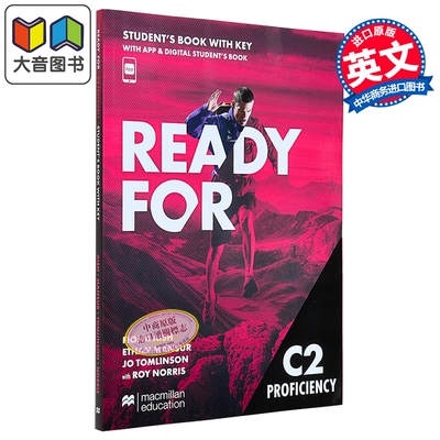 剑桥CPE考试备考学生用书含答案配电子书和App Ready for C2 Proficiency Students Book with Key and App  大音