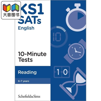 英国S&S教辅KS1 SATs Reading 10-Minute Tests KS1 SAT 阅读 10 分钟测试（6-7岁）附答案  英文原版  大音