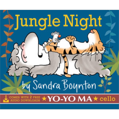 Sandra Boynton Jungle Night Yo-Yo Ma 丛林之夜 纸板书 马友友大提琴演绎 儿童绘本 故事图画书 英文原版进口