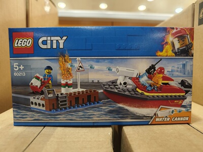 乐高积木LEGO 60213 城市系列 码头失火救援 绝版现货顺丰包邮