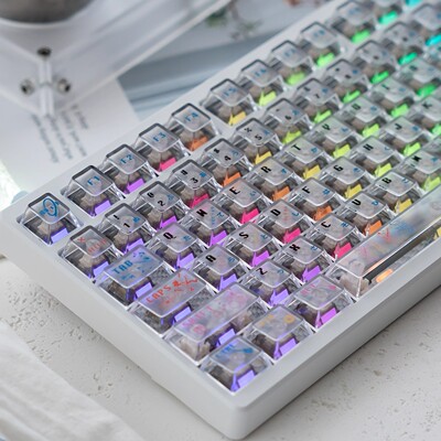 孤独摇滚键帽PC透光适配迈从Ace68前行者X87 ROG夜魔 美加狮MAD60