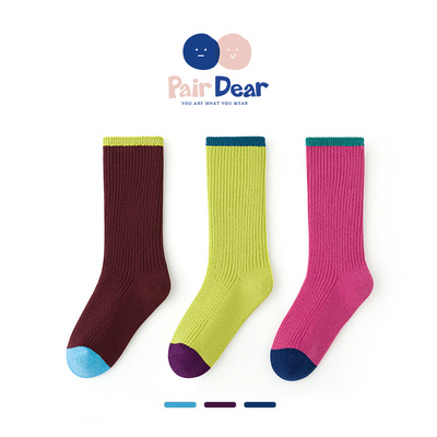 「当代波普艺术」全棉女童厚袜子