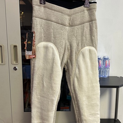 6832女士加厚款600多克羊毛棉裤大长护膝保暖裤