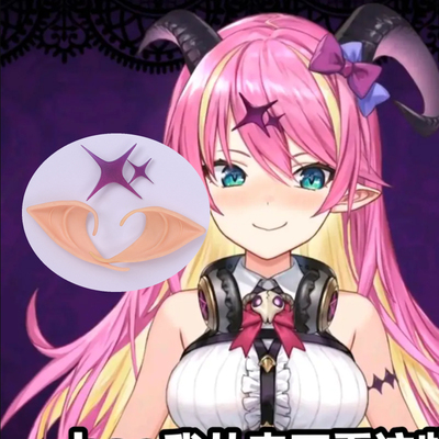 虚拟主播发卡cosplay配件