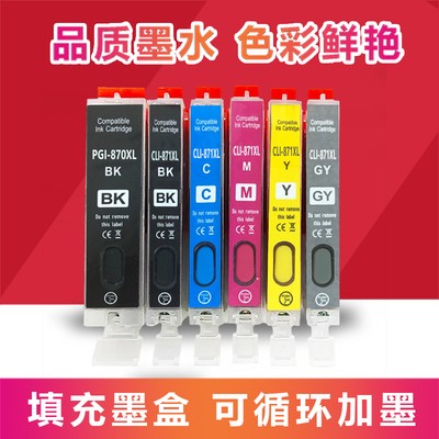 适用佳能MG5780 MG6880 MG7780 5700 ts8080 5080填充墨盒870 871