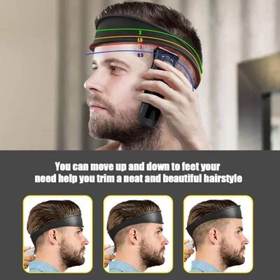 DIY Home Hair Trimming Home Haircuts Curved Headband Silicon