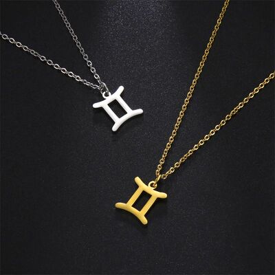 12 Constellation Pendant Necklaces for Women Girl Aries Capr