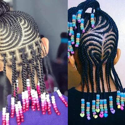 10-100pcs/bag Crochet Kids Dread Dreadlock Multi Coloured Br