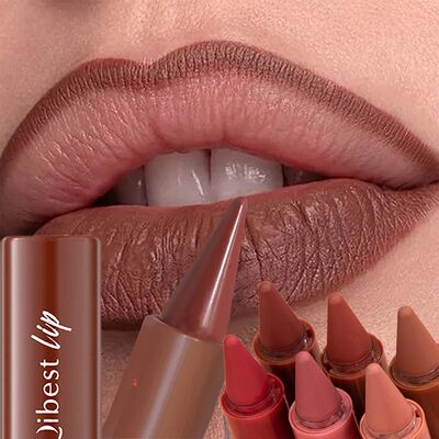 Tapered Lip Liner Pencil Set Lasting Matte Velvet Lip Contou