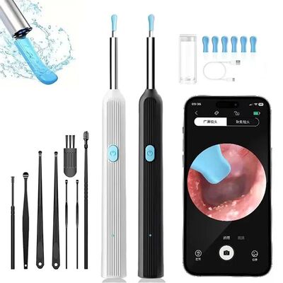 Wireless WiFi Ear Pick Otoscope Camera Borescope Luminous Ea