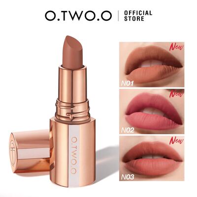 Matte Lipstick Lip Tint 3 Colors Waterproof Long Lasting Non