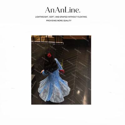 AnAnLine.【美人鱼】超美！重工刺绣扎染新款连衣裙