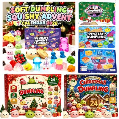 Dumpling Squishy Advent Calendar Mystery Blind Box Soft Fidg