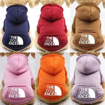 Winter Dog Hoodies Sweatshirt Jacket Warm Fashion Pet Coat C