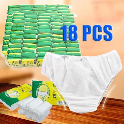 18Pcs/Set Travel Portable Disposable Non Woven Paper Briefs