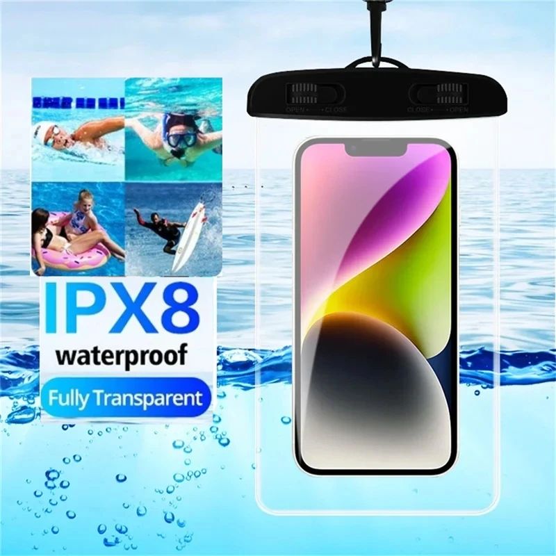 IP68 PVC waterproof phone case swimming water proof bag univ