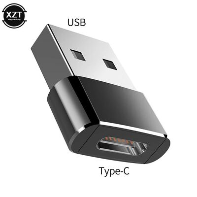 USB 2.0 Male to Type C Female OTG Connector Adapter USB C Cable Mini Adapter Data Transfer Cable Cha