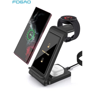 3In1 Wireless Charger for Samsung S23 Ultra/S22/S21/S20/Note