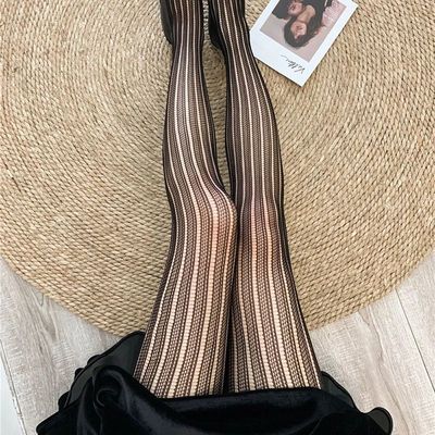 Women's Sexy Fishnet Pantyhose Hollow Tights Lace Black Thig