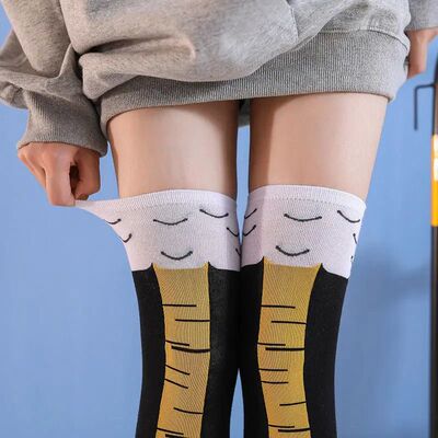 1/2 pair Adorable and Humorous Chicken Feet-Inspired Long Tu