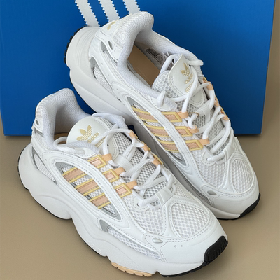 阿迪达斯三叶草女鞋OZMILLEN运动网面厚底老爹鞋透气休闲鞋ID0572