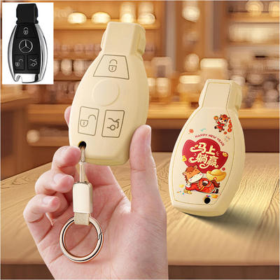 适用奔驰CLA汽车钥匙套C200L保护套包GLC260壳A180扣女GLk300高级