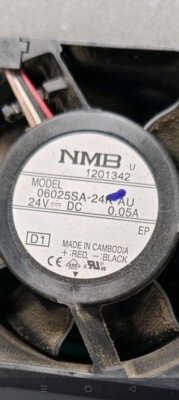 全新原装NMB 06025SA-24K-AU  24V 0.05A 6025 4线变频器散热风扇