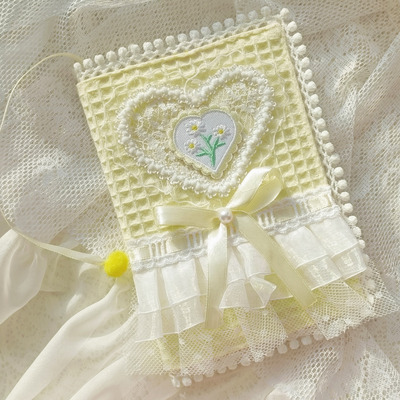 【兔兔手帐铺子】奶黄华夫饼 手作书衣 少女心手帐本 A5 A6 weeks