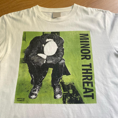 精选好物推荐 Minor Threat 硬核朋克乐队地下摇滚复古暗黑T恤