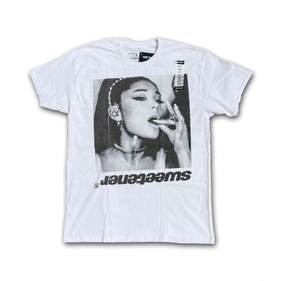 精选好物推荐 Ariana Grande爱莉安娜美式千禧风男女款短袖t恤