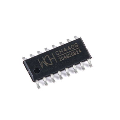 全新原装 CH440G 贴片SOP-16 4通道低阻宽带双向模拟开关芯片