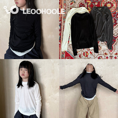 LEOOHOOLE | 哦哦乐 美利奴天丝羊毛纯色长袖T恤打底衫