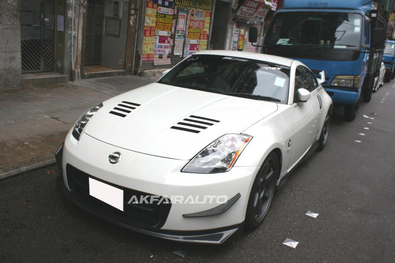Fairlady Z33 nismo style bodykits淑女350z包围改装 碳纤车头盖