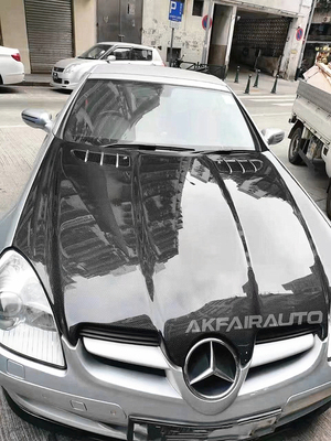 奔驰slk55 slk350 slk200碳纤维机盖 引擎盖 R171改装 TOPMIX正品