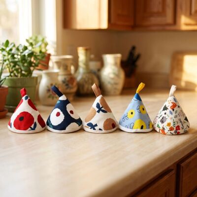 2pcs Anti Scald Gloves Enamel Pot Cover Kitchen Thick Insula